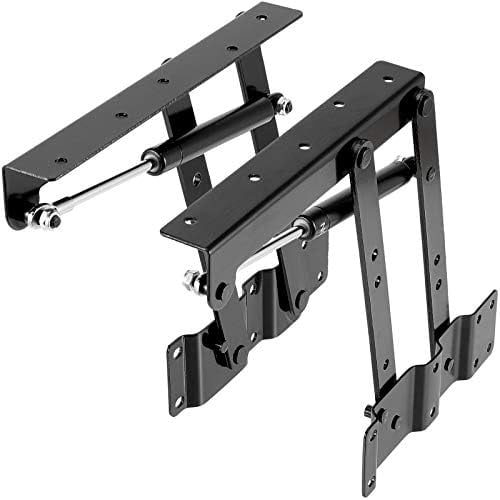 1 Pair 10 Inches Lift Up Top Hinge, 100lbs Coffee Folding Lift up Top ...