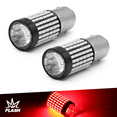 1 Pair 1157 Red Flash Strobe Rear Brake/Stop Light bulbs, Alert Safety ...