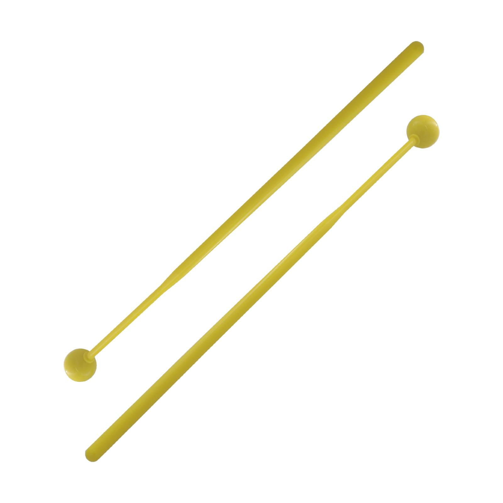 1 Pair 12 Inch Rubber Xylophone Sticks Drum Mallets Percussion Sticks ...