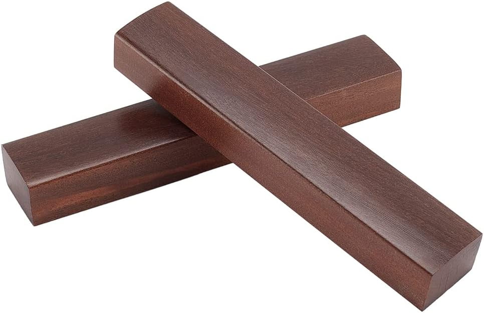 1 Pair 2pcs Chinese Calligraphy Paperweight Wooden Paper Weight Cast ...