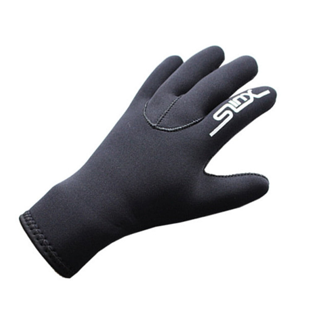 1 Pair 3mm Neoprene Scuba Dive Gloves Swimming Gloves Elastic Warm Non-slip Snorkel Gloves ...