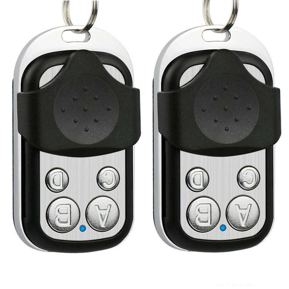 1 Pair 433.92 MHz 12V Code Metal 4 Button Gate Garage Opener Remote ...