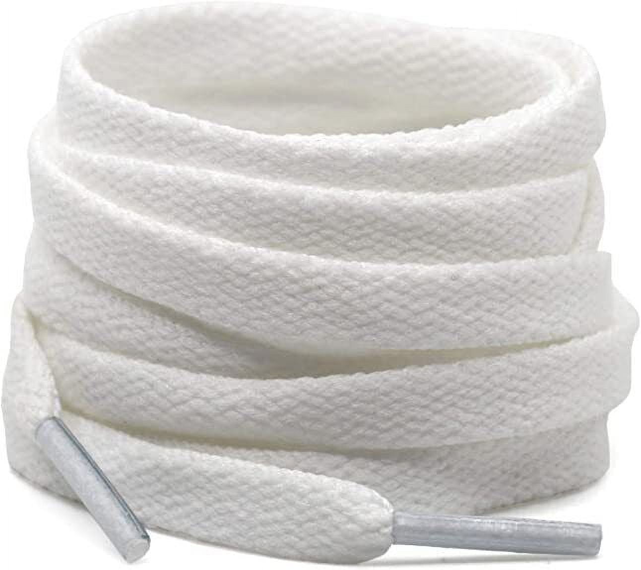 1 Pair 5/16 inch Flat Shoe Laces Strings Replacement for Sneakers ...