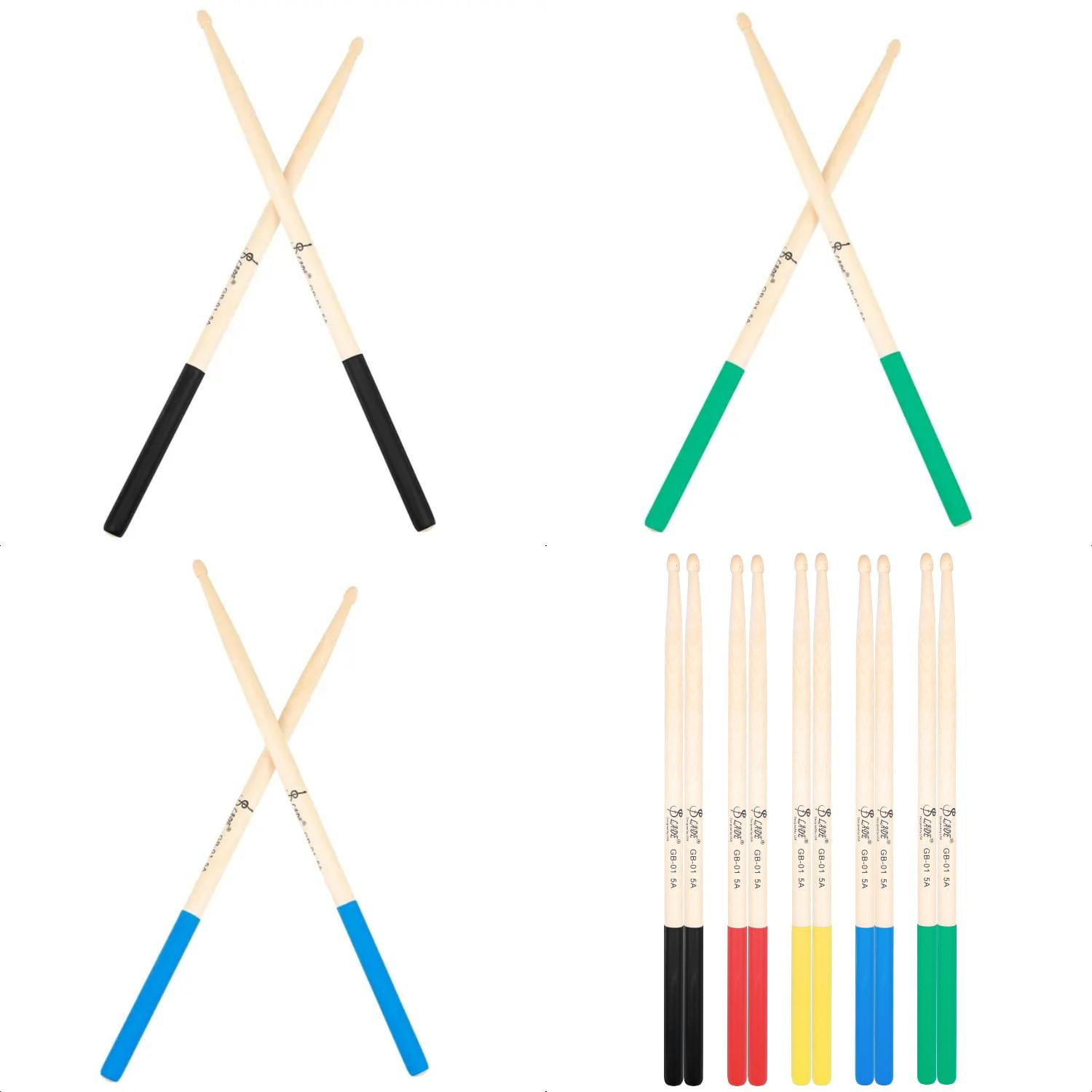 1 Pair 5A Maple Drumsticks Professional Wooden Percussion Accessories 5 ...