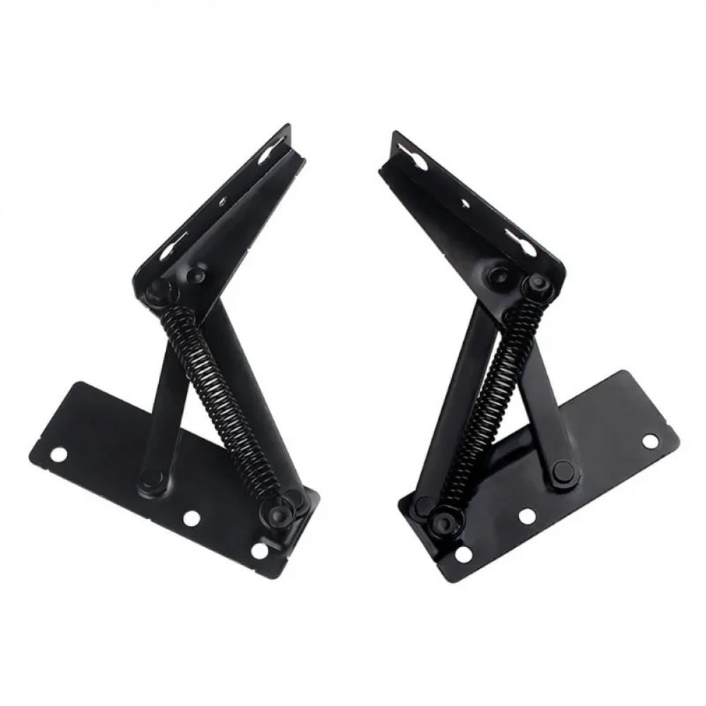 1 Pair 80 Degree Foldable Lifting Bracket Cabinets Sofa Hinge Lifter ...