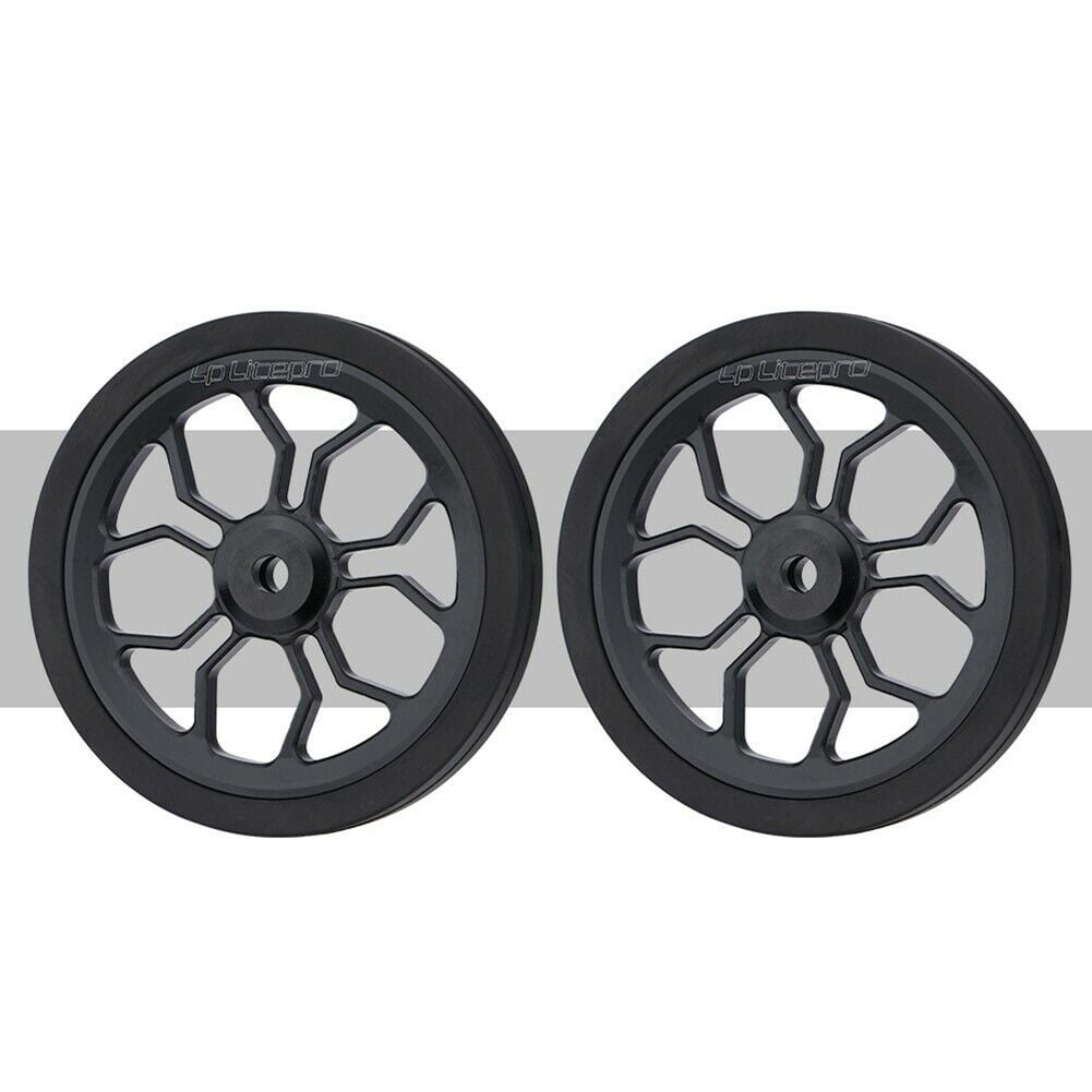 1 Pair 82mm Easy Wheel For Brompton Folding Bike Easywheel Modified ...