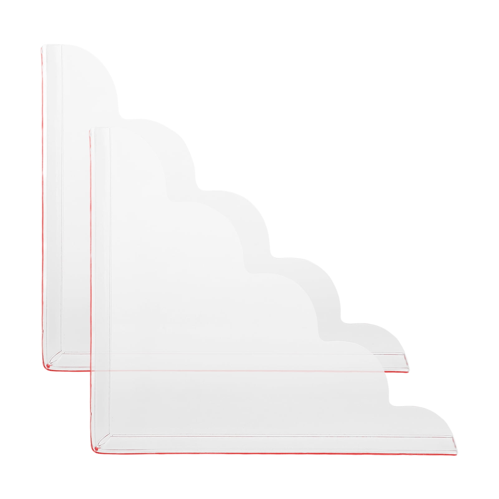 1 Pair Acrylic Splash Guard For Bathtub And Sink Transparent Self ...