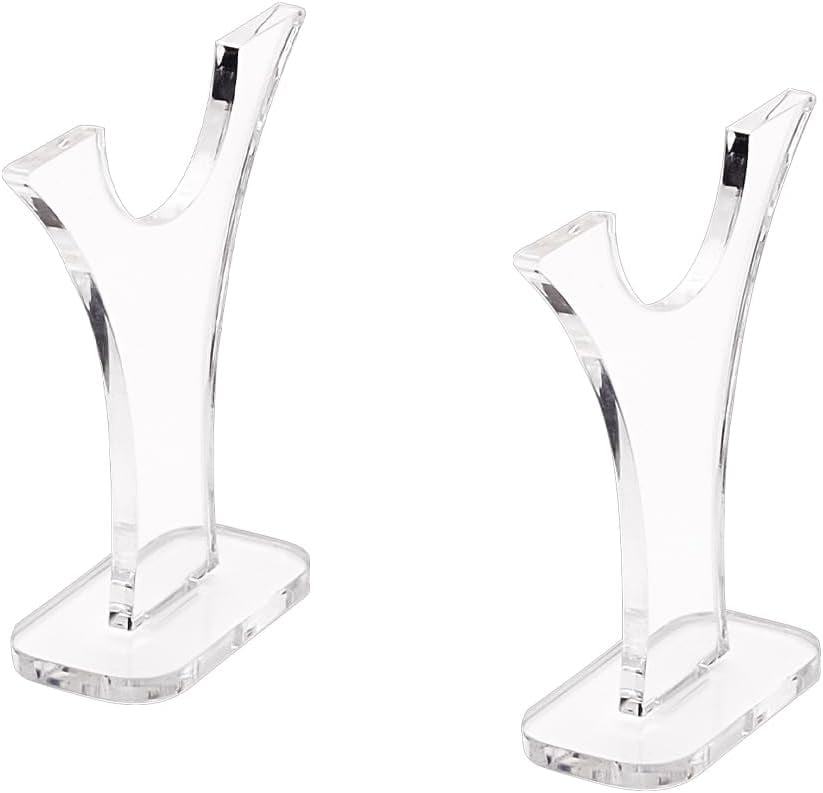 1 Pair Acrylic Sword Display Stand Clear Sword Collection Display ...