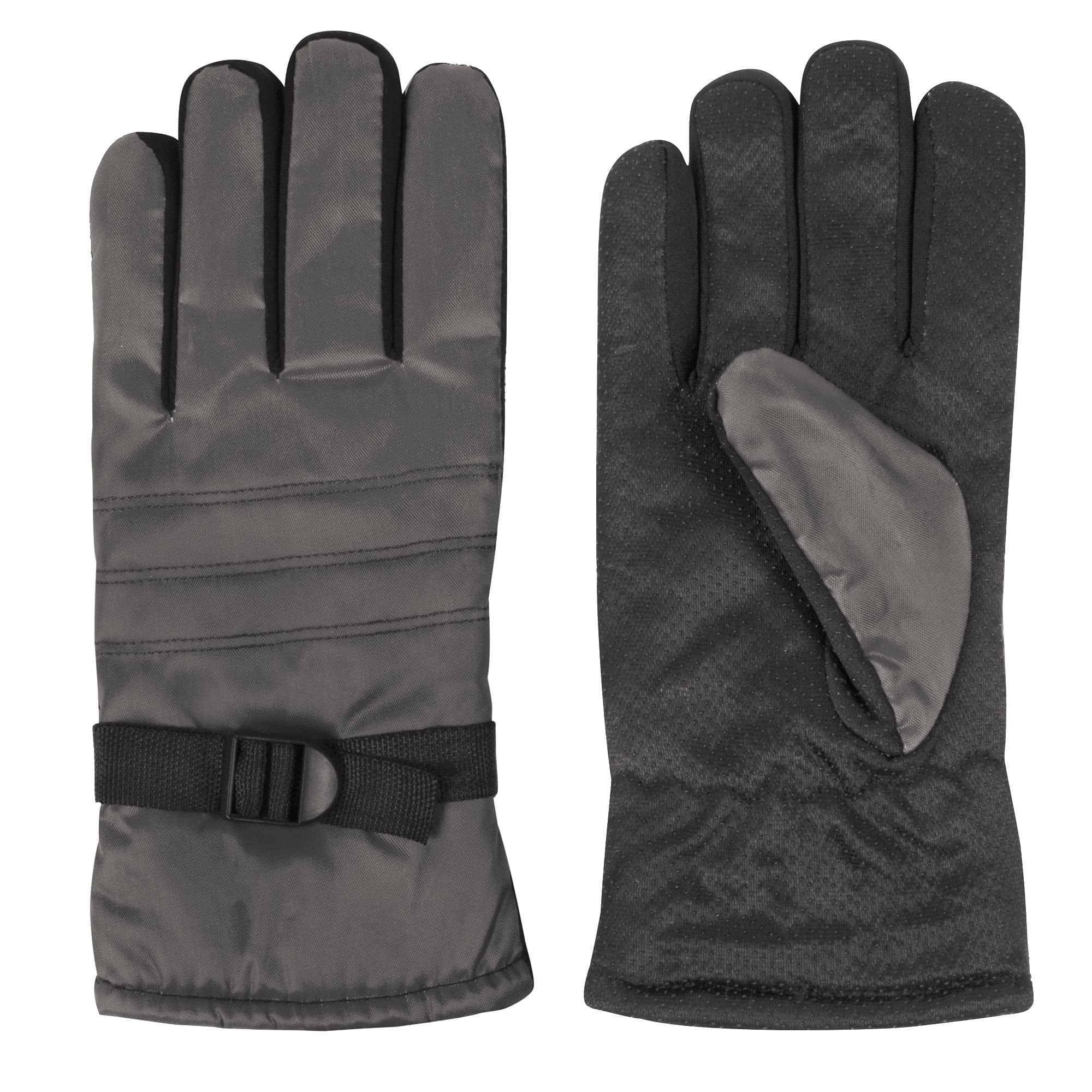 Adult One Size Thermal Insulated Waterproof Windproof Gloves with Grip ...