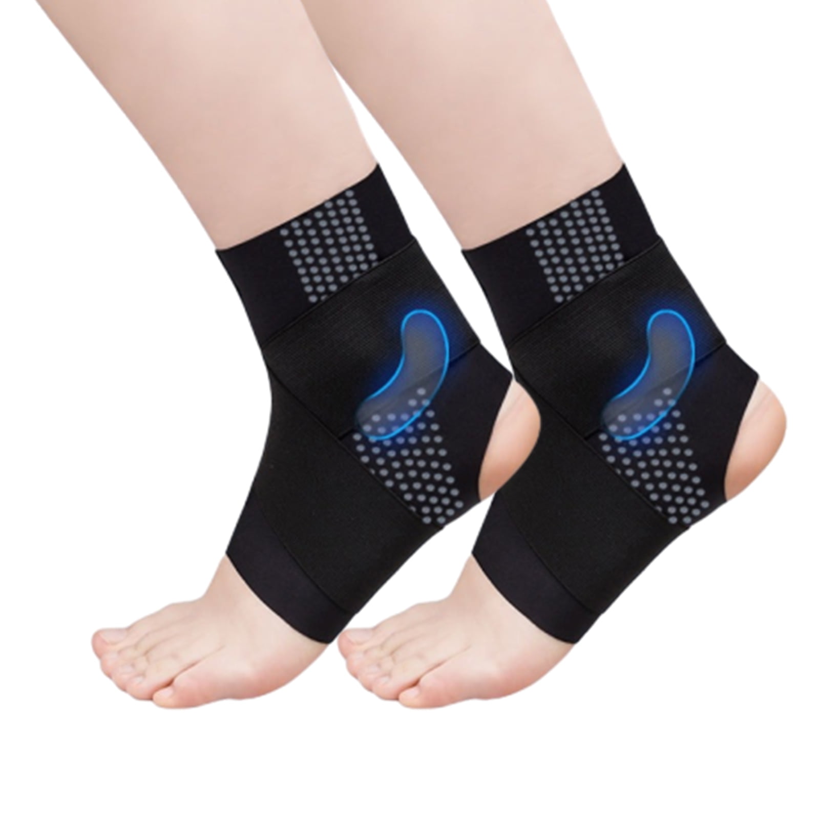 1 Pair Adults Ankle Brace Adjustable Men Women Sprained Ankle Support ...