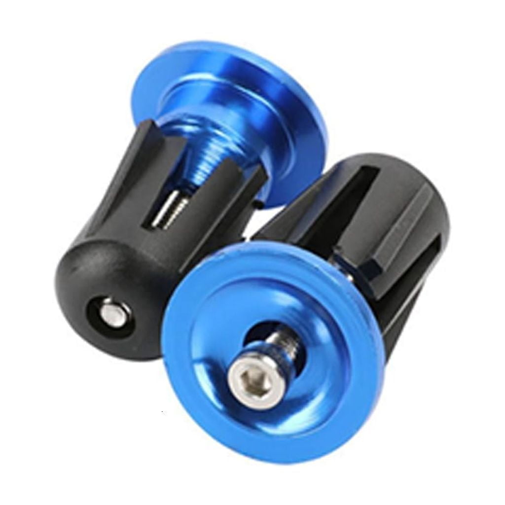 1 Pair Aluminum Alloys Bike Handlebars End Plugs Bike Bar End Caps for ...