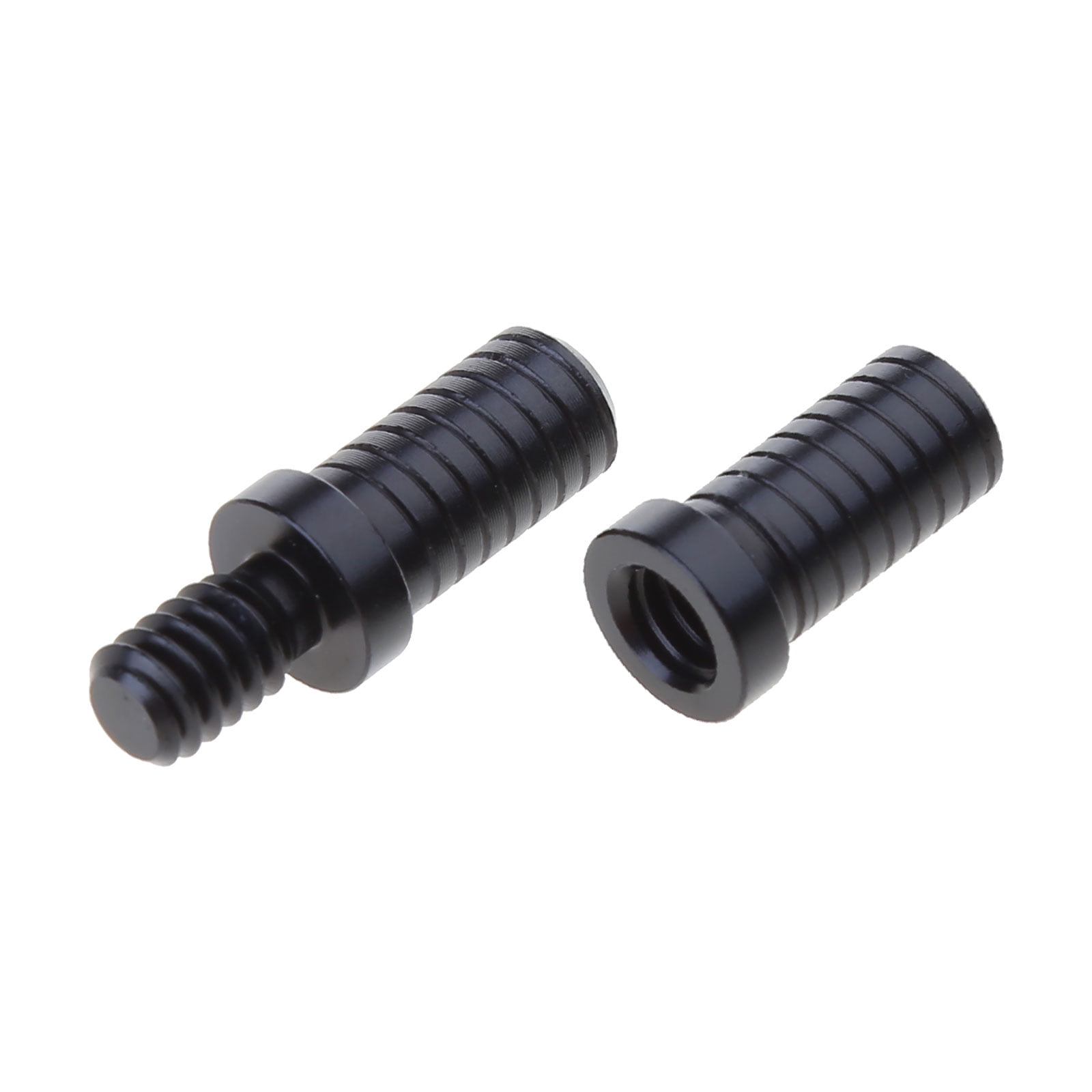1 Pair Aluminum Screw Nut Male & Female 1/4 Screw Adapters Essential ...