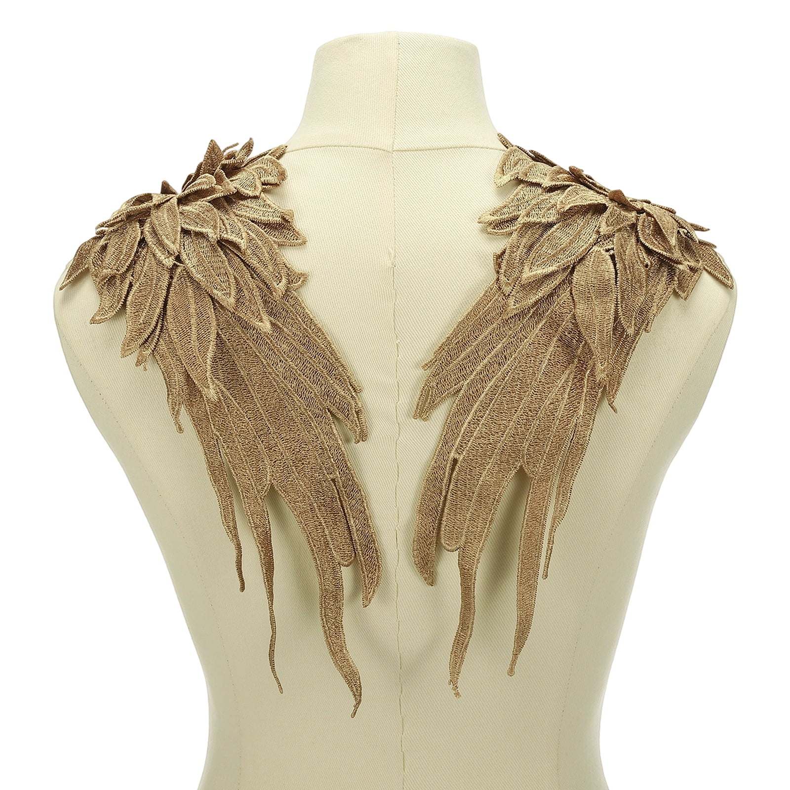 1 Pair Angel Wing Applique, Lace Sew on Patch for DIY Craft Decoration ...