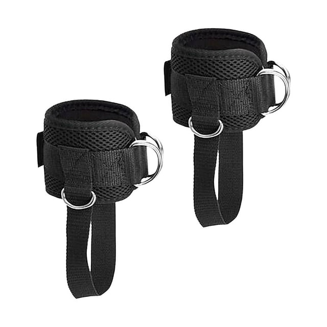 1 Pair Ankle Strap for Cable Machines, Gym Workout Kickback Cuffs, Leg ...