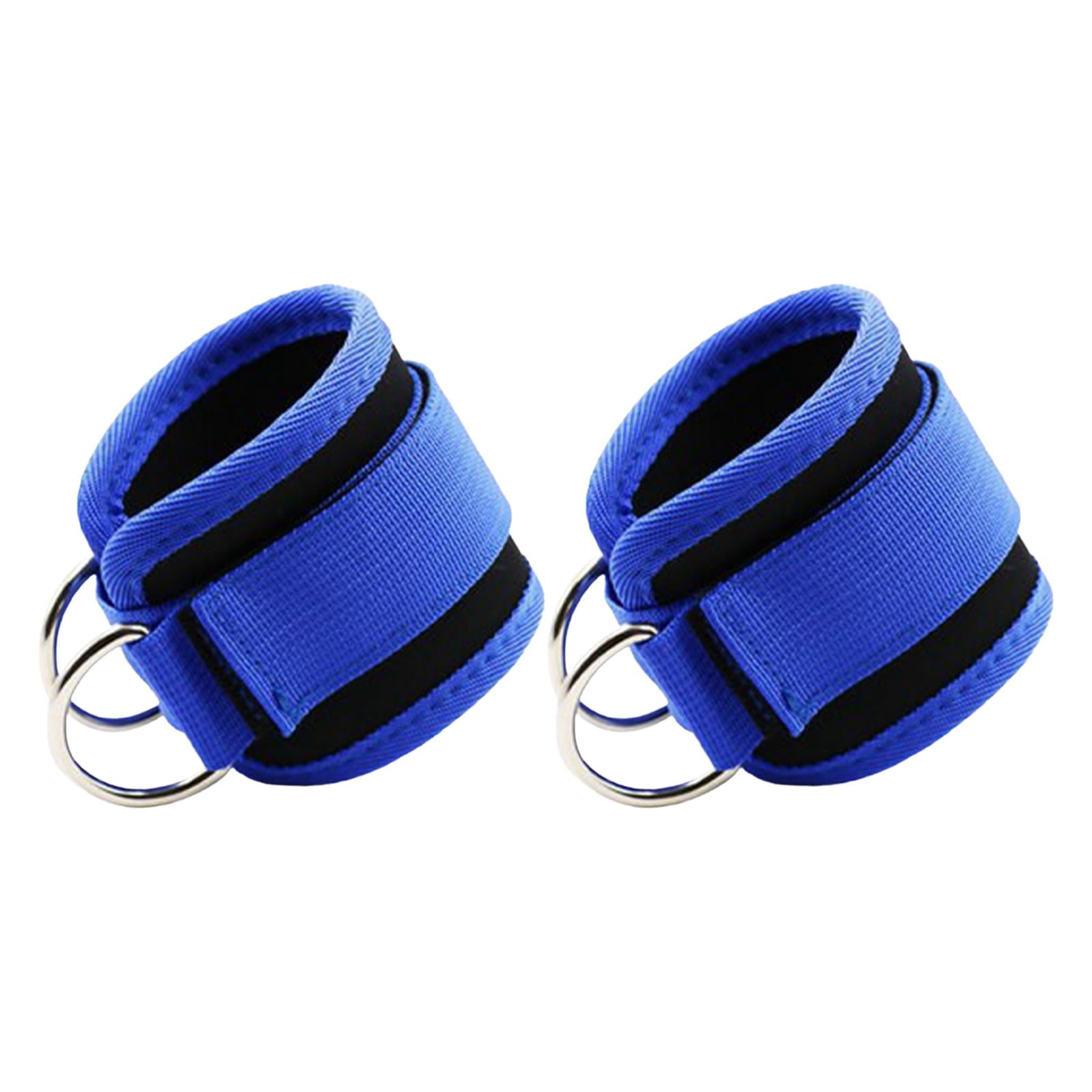 1 Pair Ankle Strap for Cable Machines, Gym Workout Kickback Cuffs, Leg ...