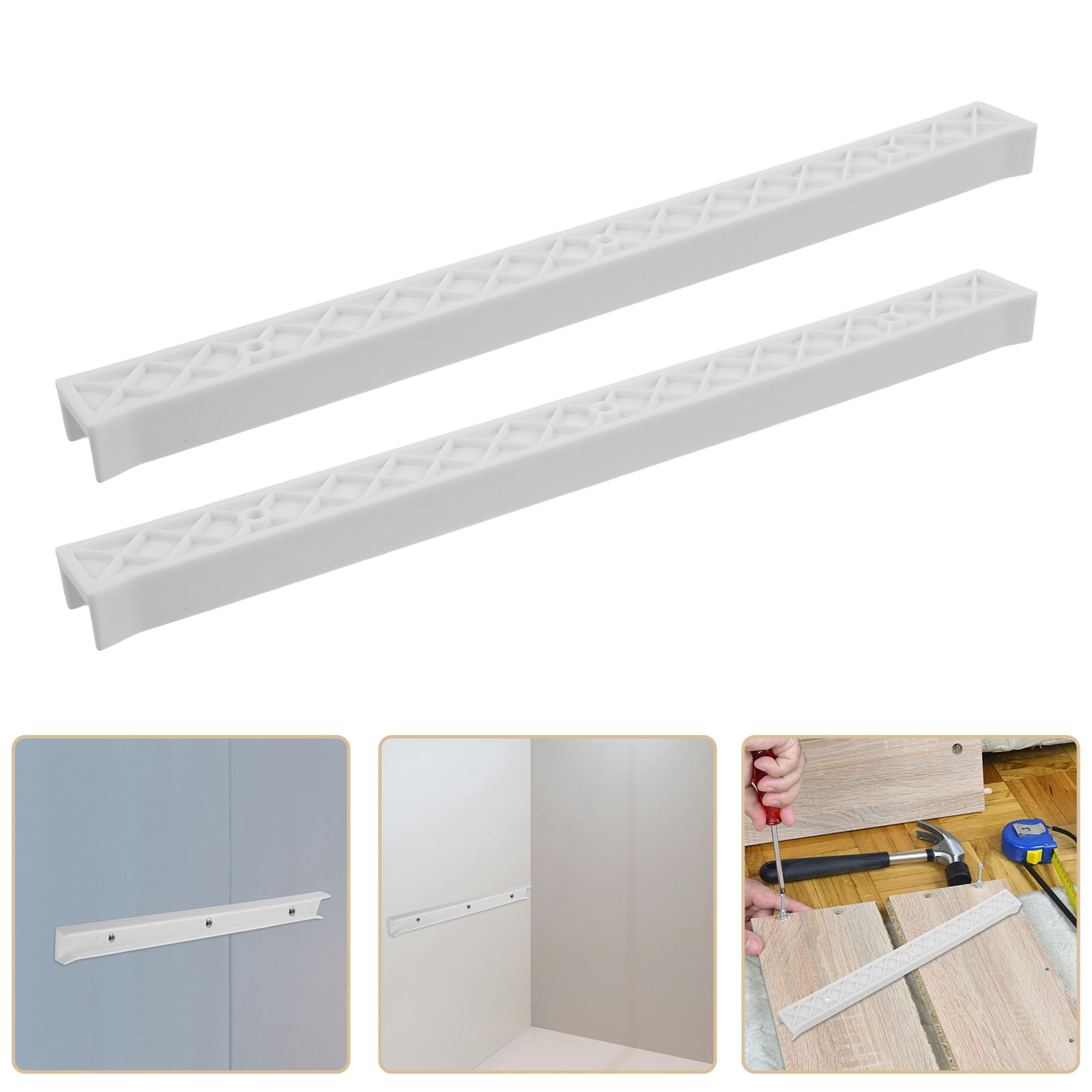 1 Pair Anti-Slip Drawer Bottom Rail for Home Storage Solutions Easy to ...
