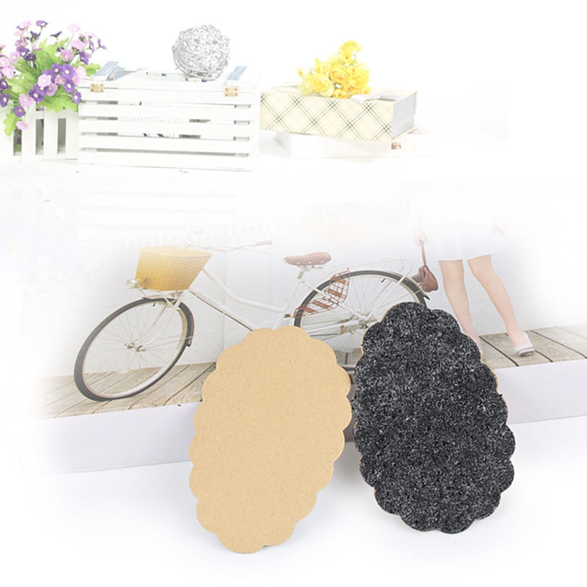 1 Pair Anti-Slip High Heel Sole Sticker Sole Protector Shockproof ...