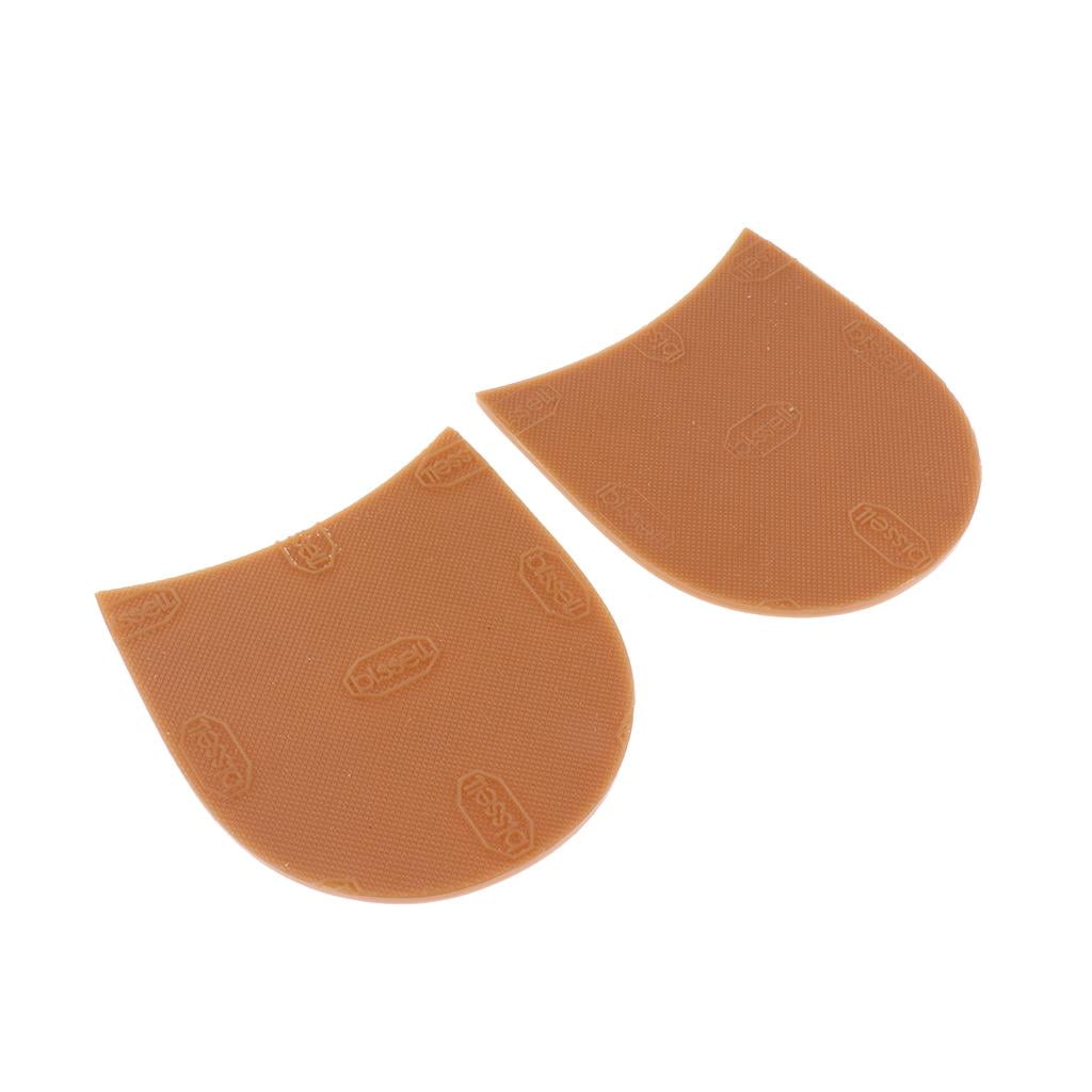 1 Pair Anti Slip Rubber Glue on Shoe Boot Sole Heel Repair Replacement ...