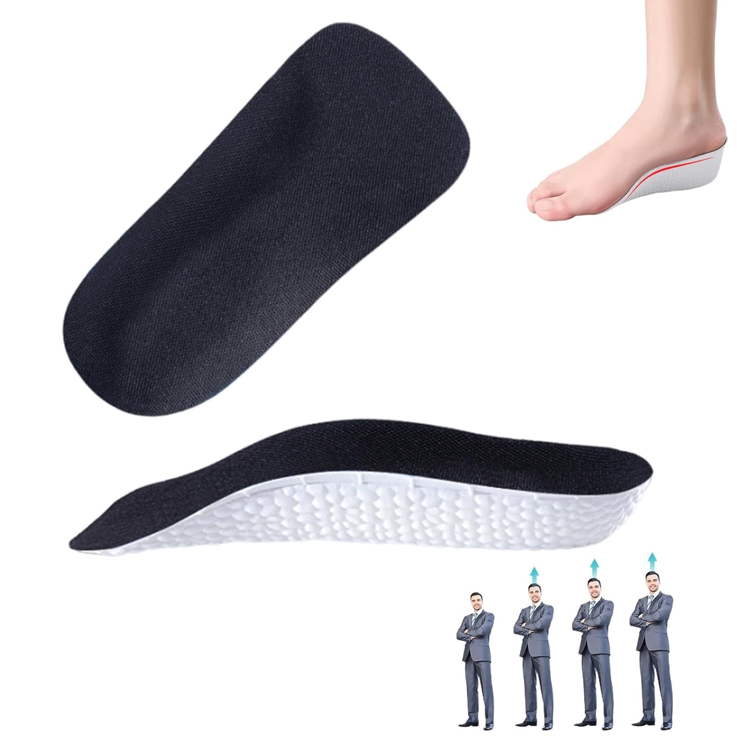 1 Pair Arch Support Insoles,1.4In Orthopedic High Insole,Height ...