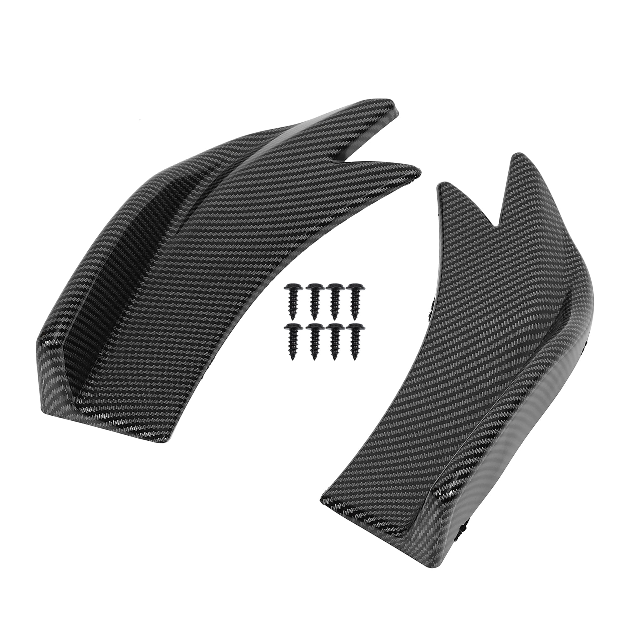 1 Pair Auto Car Universal Rear Bumper Lip Diffuser Splitter Protector ...