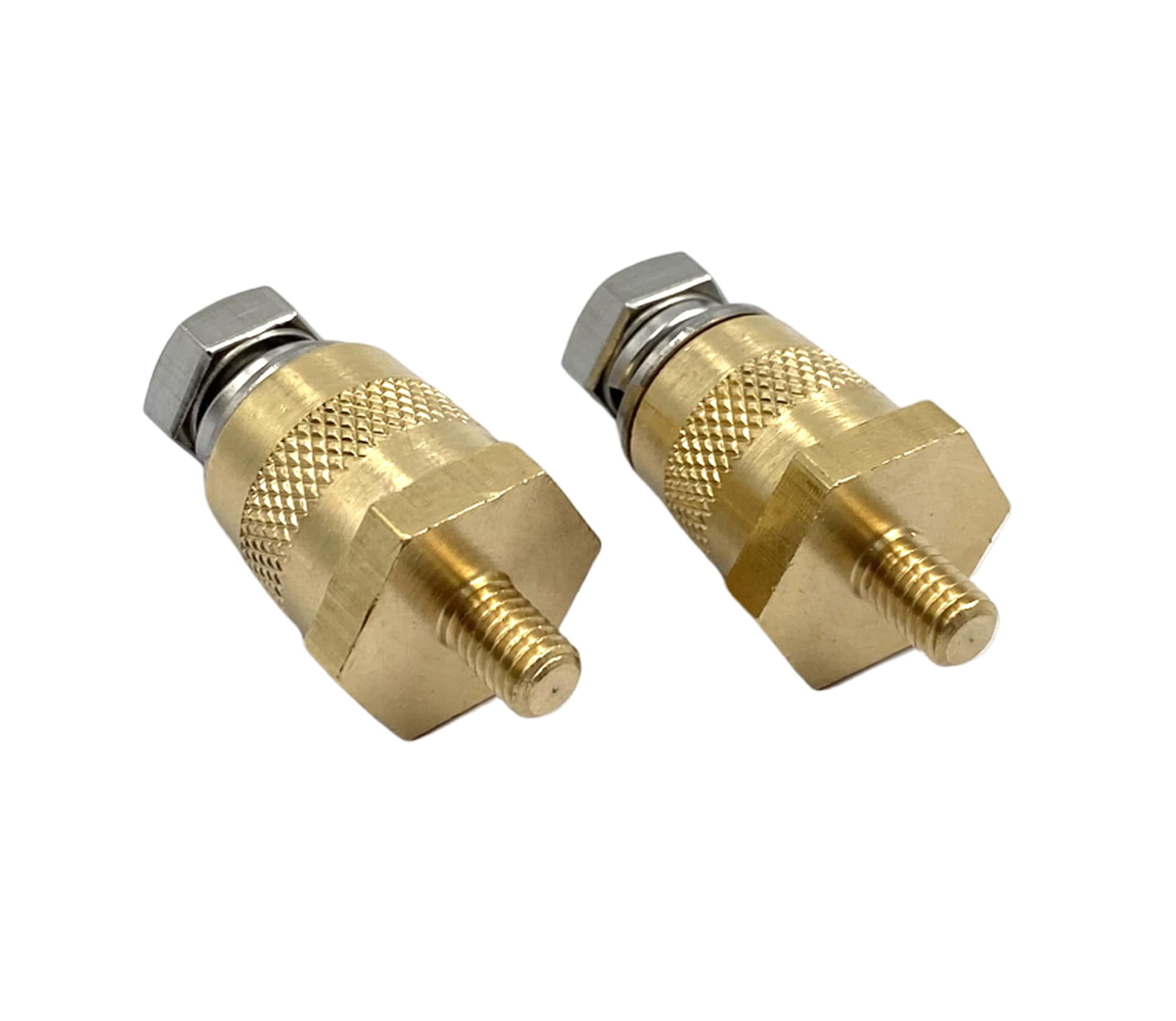 1 Pair Battery post terminals,Brass M6 Extender Bolt Terminals for ...