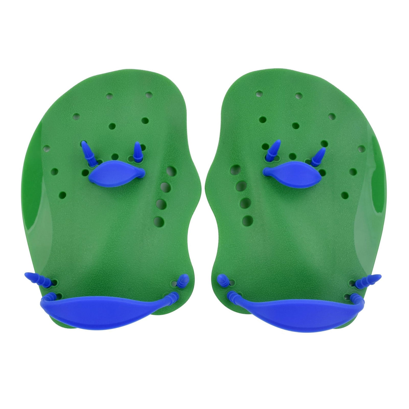 1 Pair Beginner Hand Paddles Swimming Fins with Strap Ergonomic Shape ...