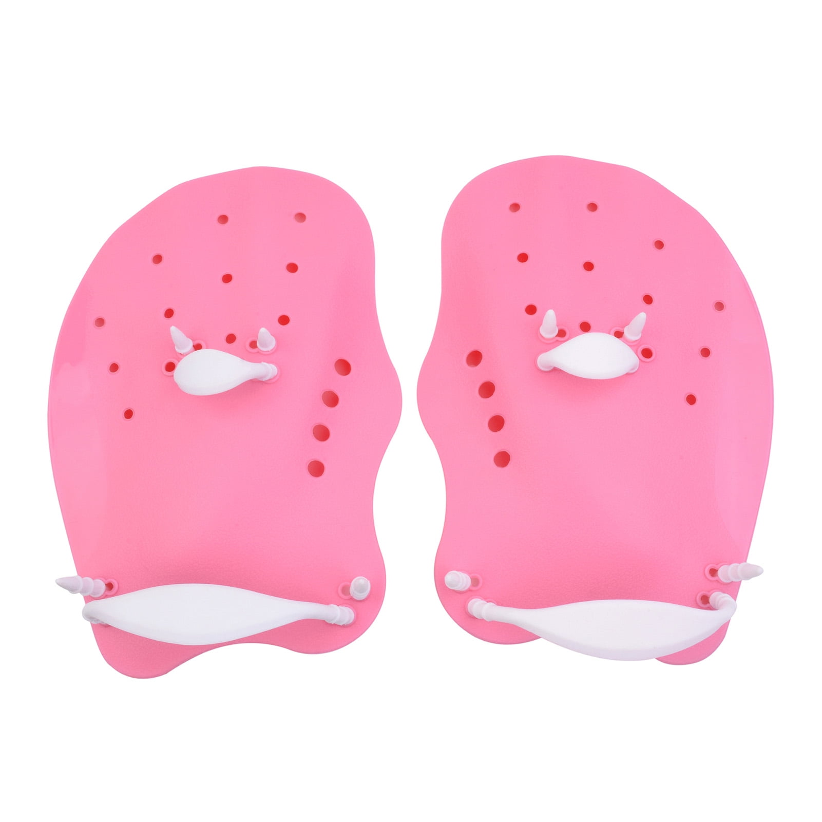 1 Pair Beginner Hand Paddles Swimming Fins with Strap Ergonomic Shape ...