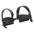 1 Pair Bicycles Pedals with Strap Exercise Bike Pedals and Fixed Strap ...