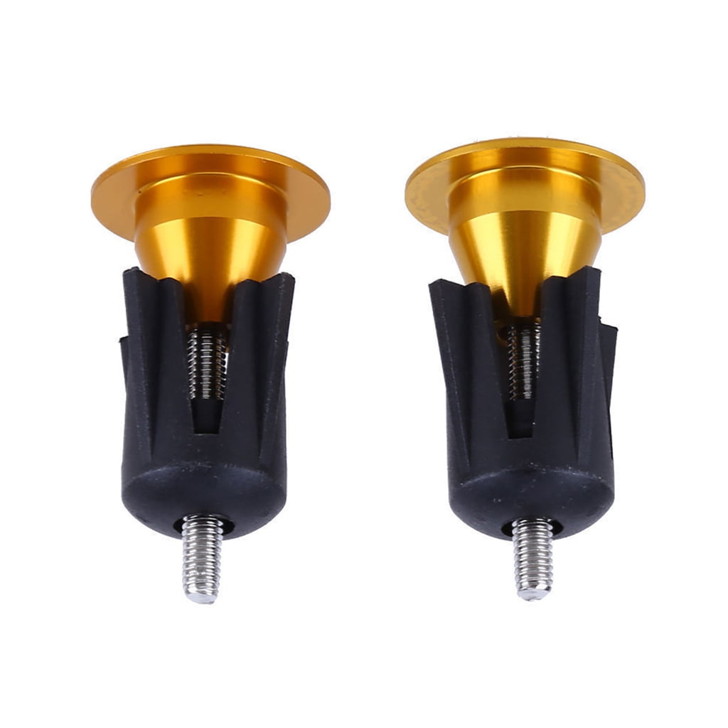 1 Pair Bike Handlebars End Plugs Colorful Aluminum Alloys Bicycles ...
