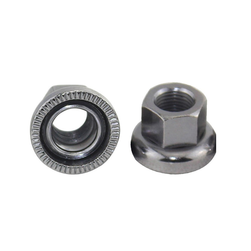 1 Pair Bike Track Hub Axle Nut Fixed Gear for Bolt Screw Fastener ...
