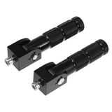 1 Pair Black Universal Motorcycle Scooters Motorbike Folding Foot Rest ...