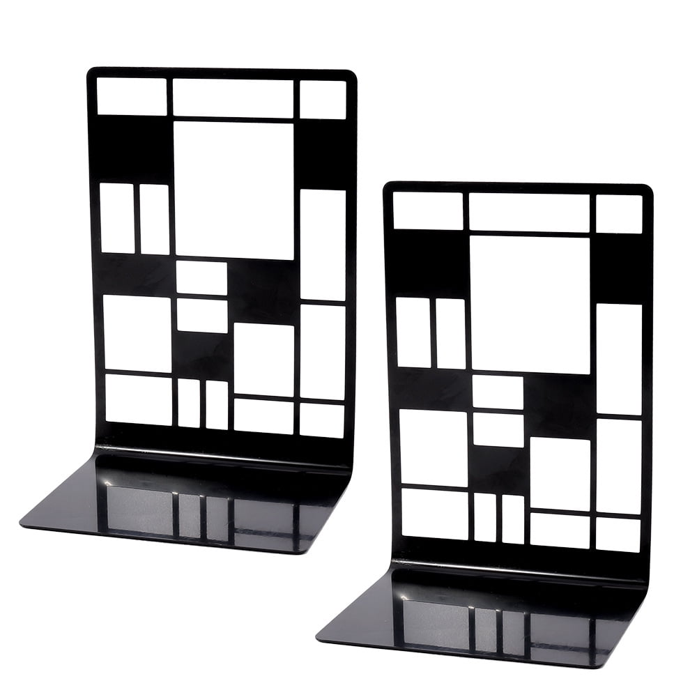 1 Pair Book Ends, Bookends for Shelves, Book Divider Decorative Holder ...