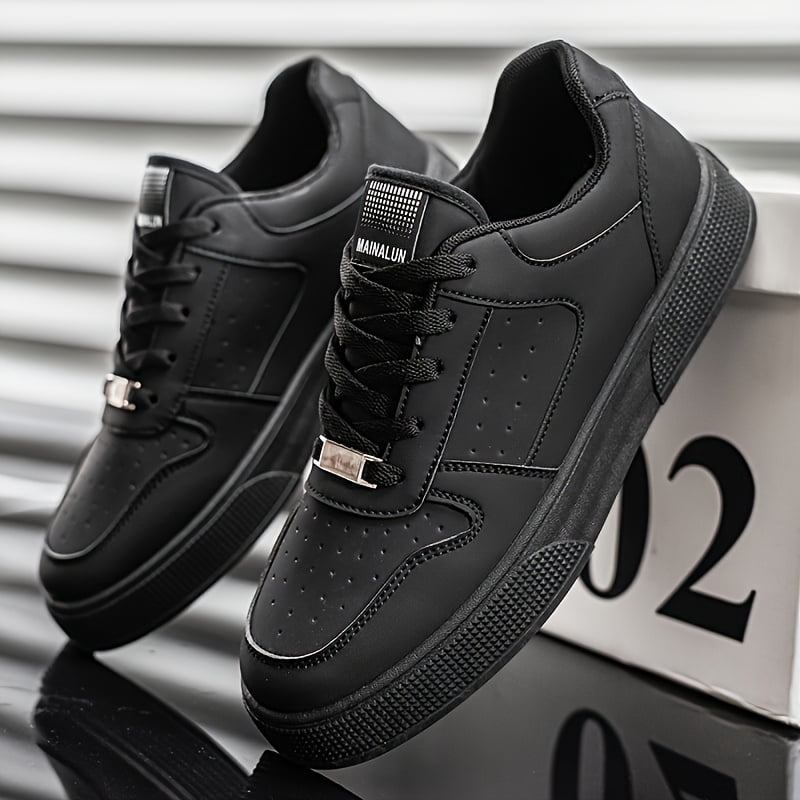 1 Pair of Breathable Skate Shoes - Fashionable White Low-Top Casual ...