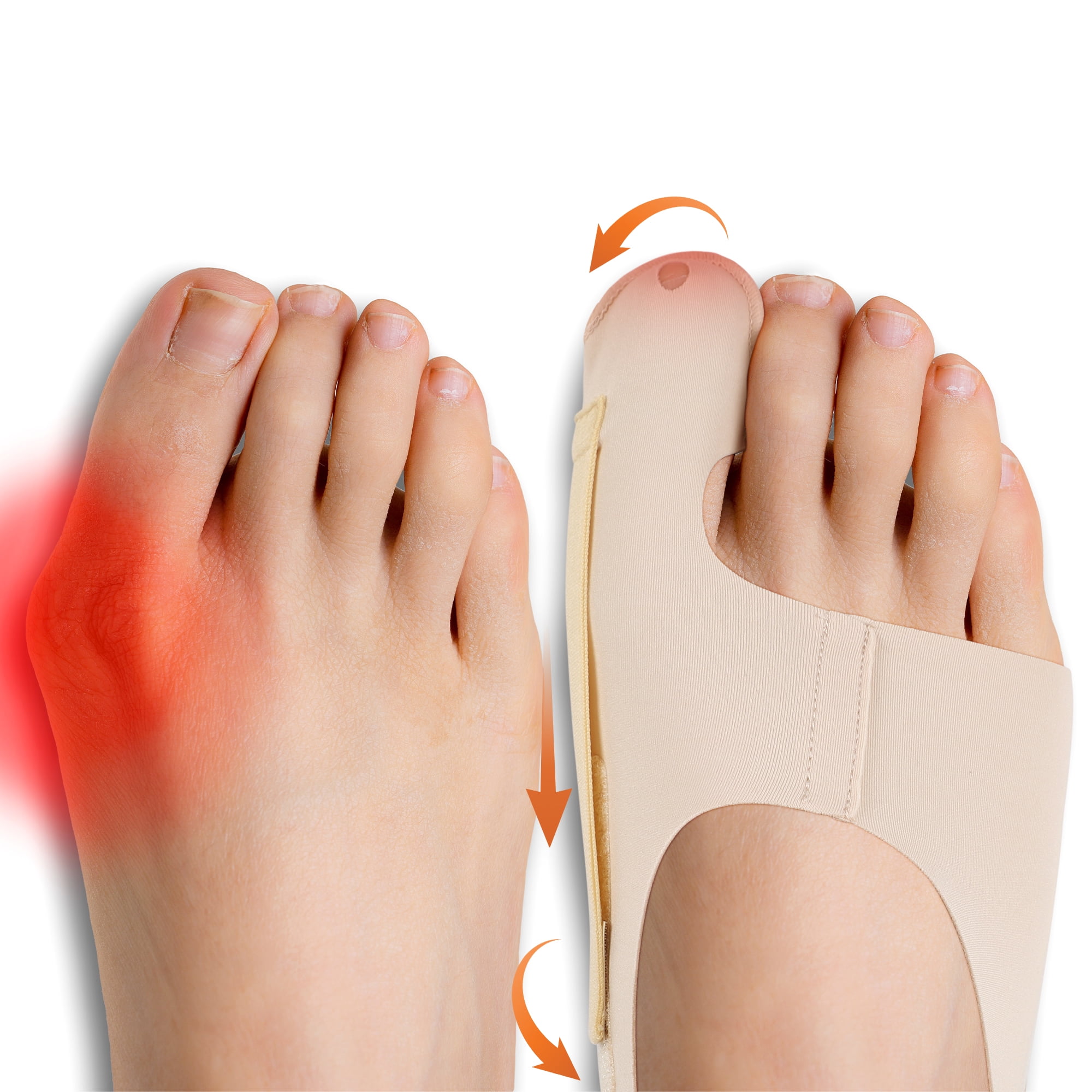 1 Pair Bunion Corrector, Orthopedic Bunion Splint Socks, for Big Toe ...
