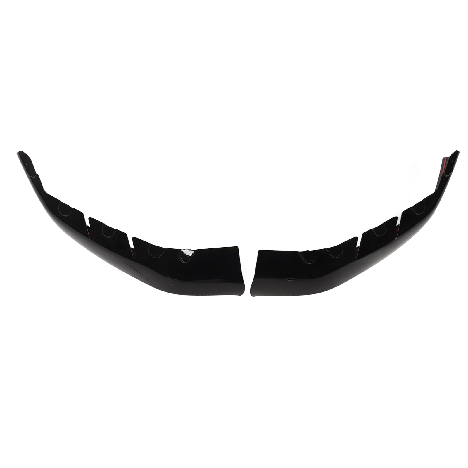 1 Pair Car Front Bumper Diffuser Splitter Left Right Glossy Black for ...