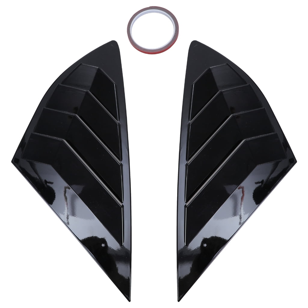 1 Pair Car Side Rear Window Louver Air Vent Outlet Shutter Cover for ...