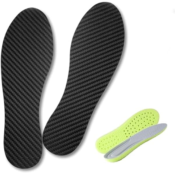 1 Pair Carbon Fiber Insole for Men Women Rigid Carbon Fiber Shoe Insert ...