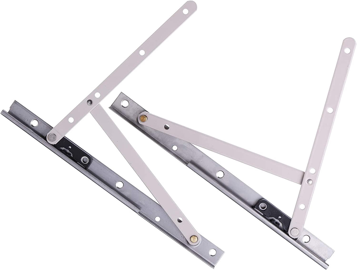 1 Pair Casement Window Hin, 10 Inch Stainless Steel Finish Adjustable/2 ...
