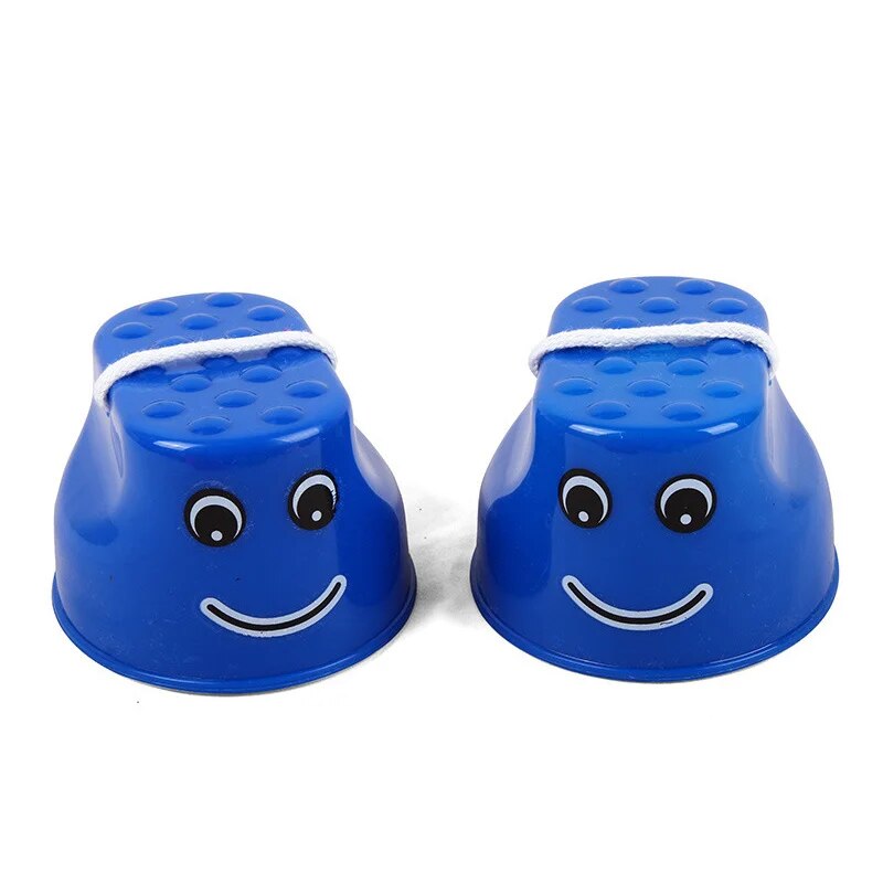 1 Pair Children's Smile Jumping Stilts Kindergarten Sensory Integration ...