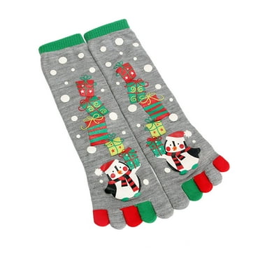 Christmas Socks Long Toe Printed Creative Cute Socks Cartoon Casual ...