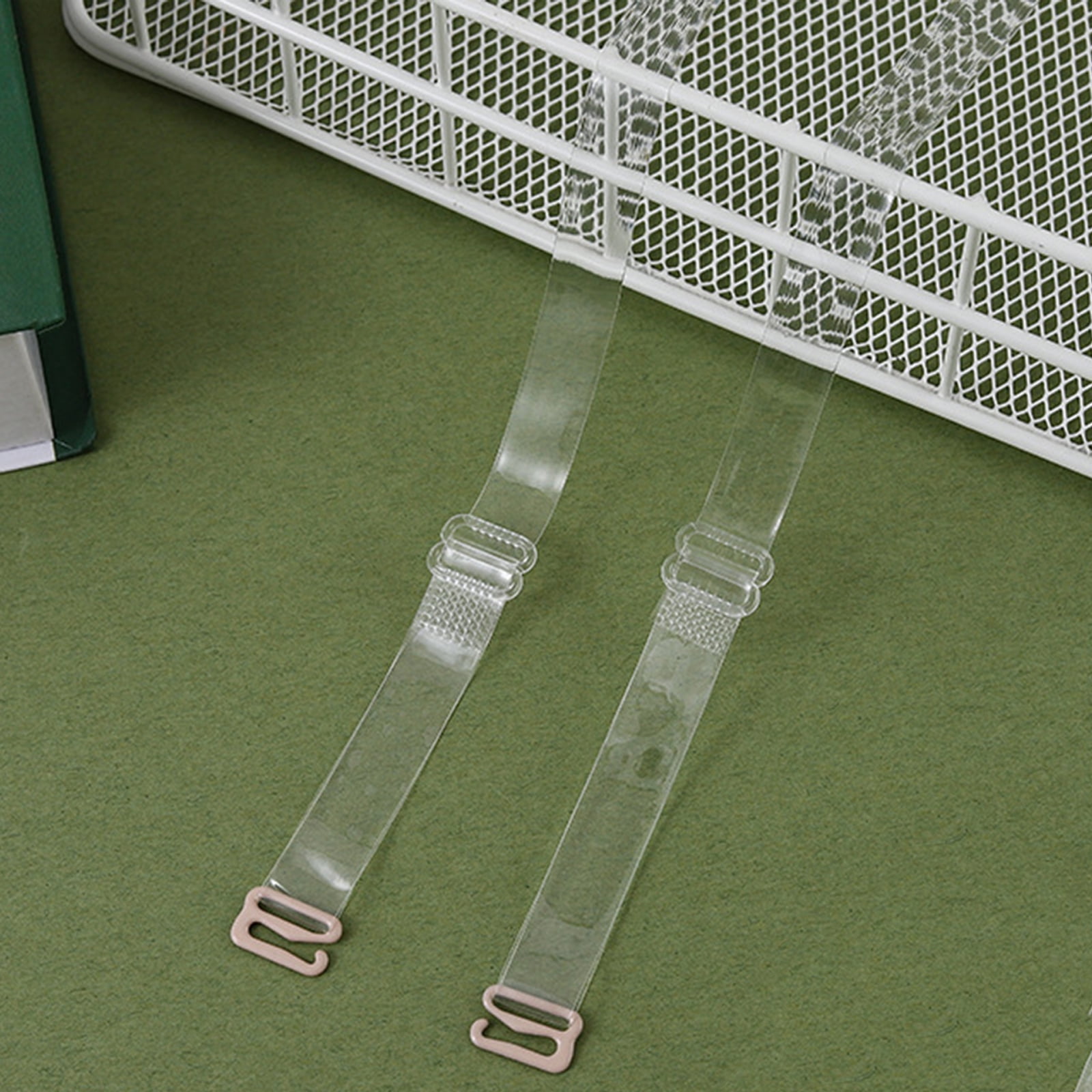 1 Pair Clear Bra Straps Transparent Adjustable Underwear Shoulder ...
