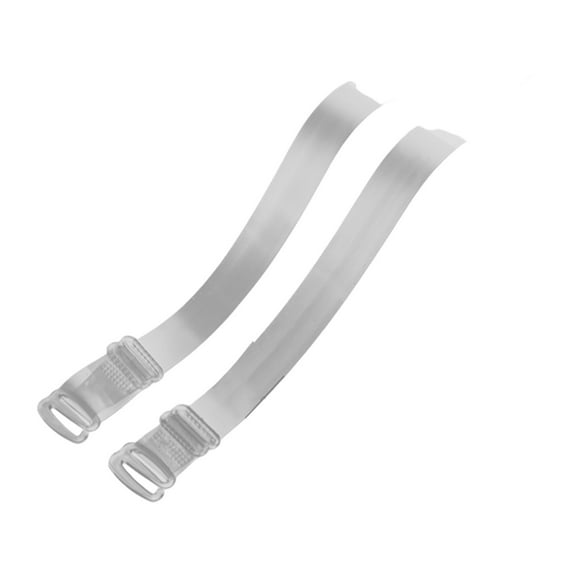 1 Pair Clear Bra Straps Transparent Adjustable Underwear Shoulder ...