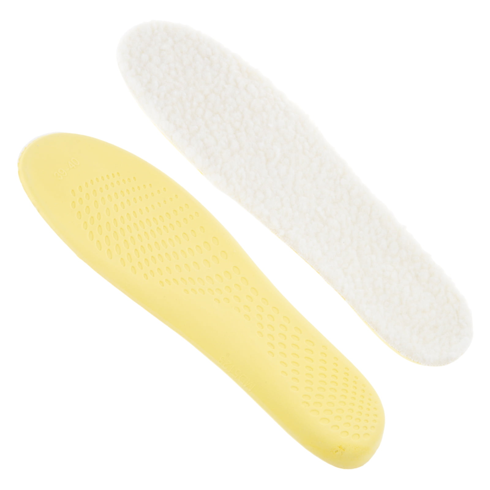 1 Pair Cold Weather Height Increase Shoe Inserts Thick Fleece Invisible ...