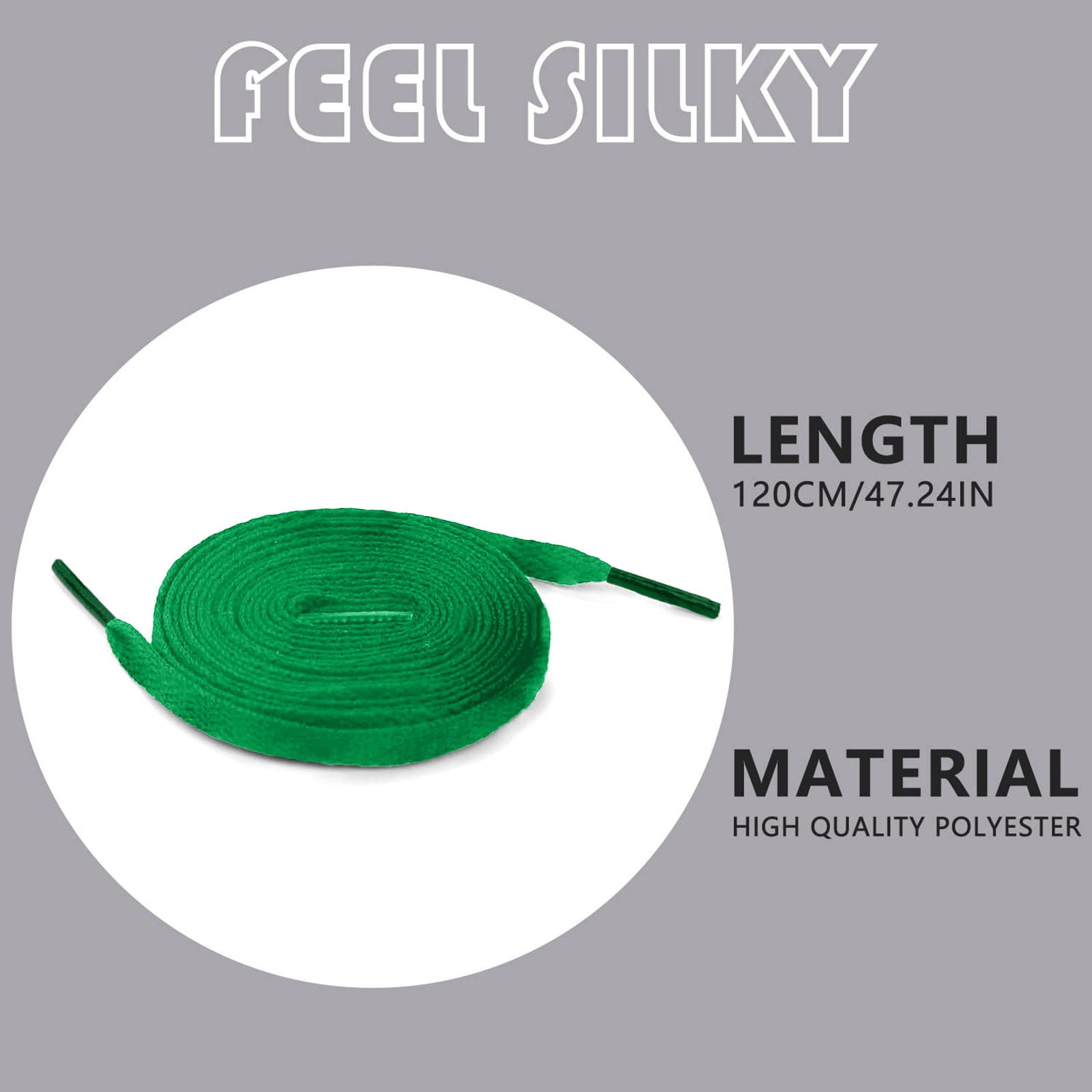 1 Pair Colored Shoe laces Flat Shoelaces Multipack Shoestrings for ...