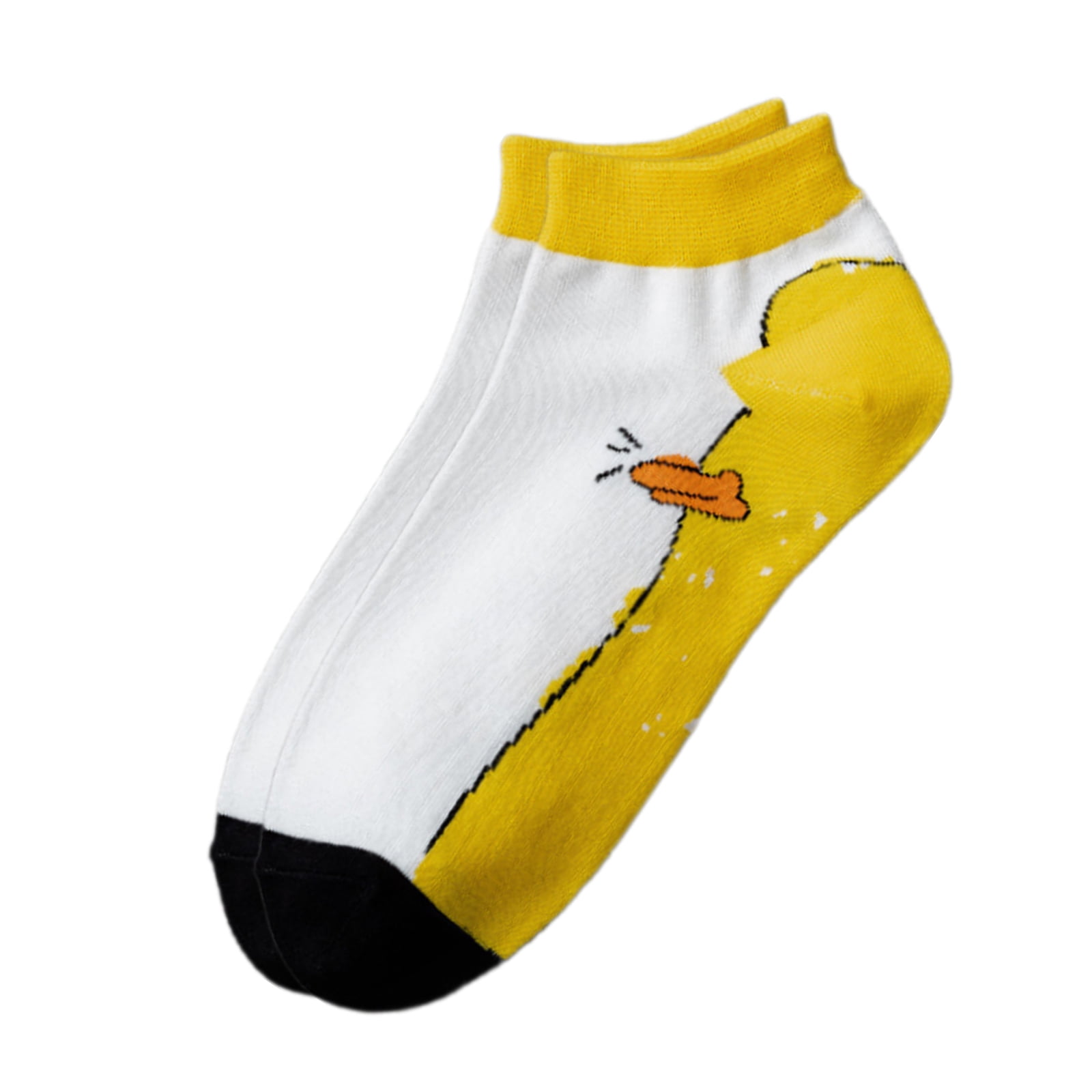 1 Pair Colorful Cartoon Pattern Short Boat Socks for Women and Girl ...