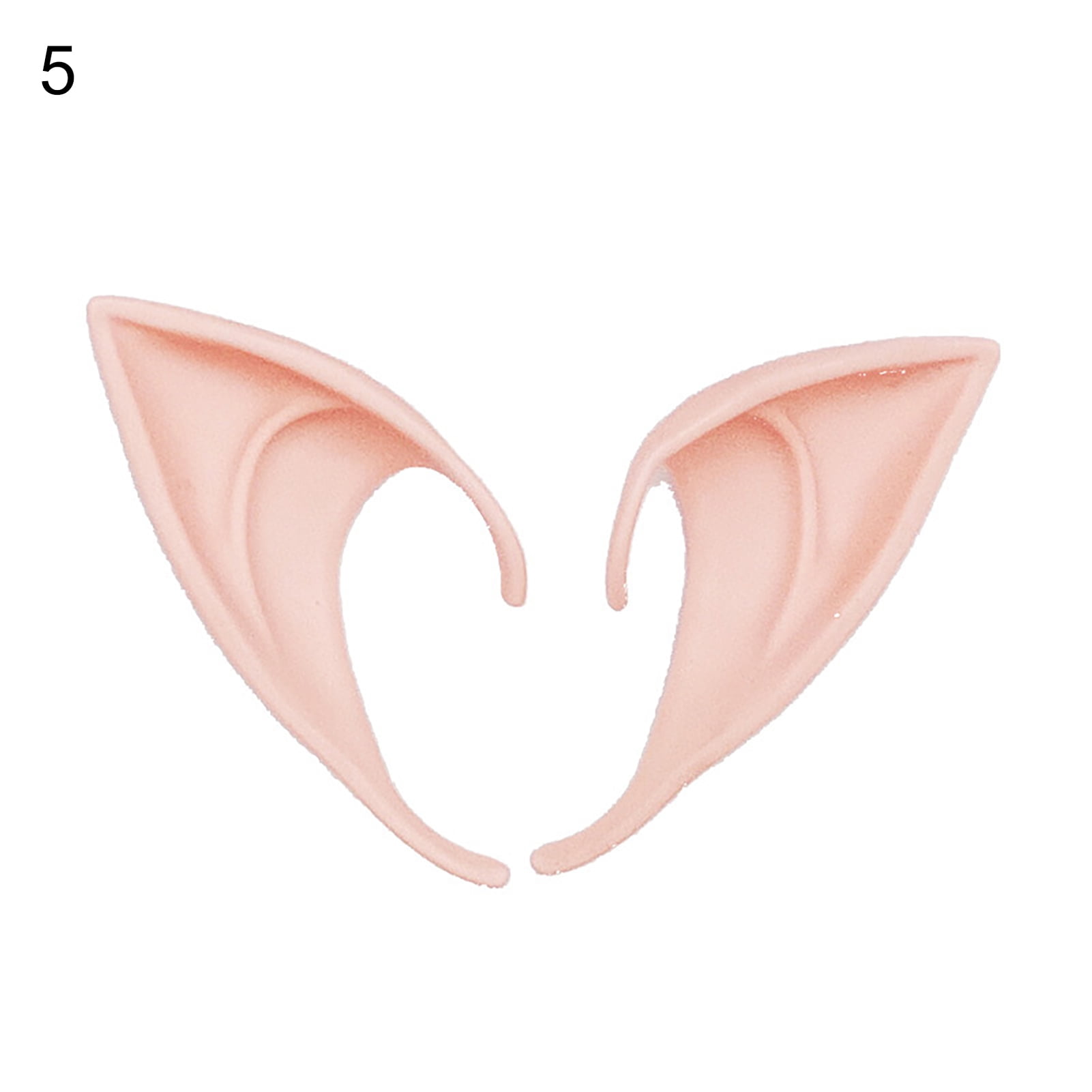 1 Pair Cosplay Costume Elf Ears Mysterious Creative Emulsion Latex ...