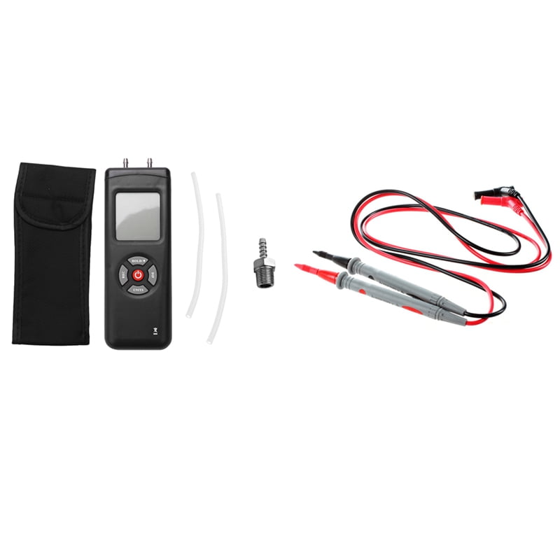 1 Pair Digital Multimeter with Manometer Digital Portable Handheld Air ...