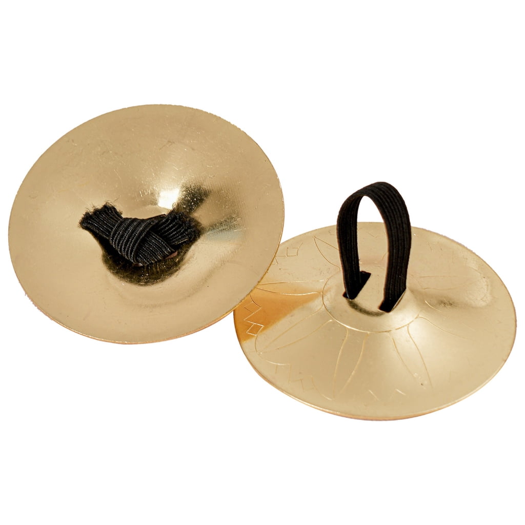 1 Pair Elegant Cymbals Small Belly Dance Finger Cymbals Musical ...