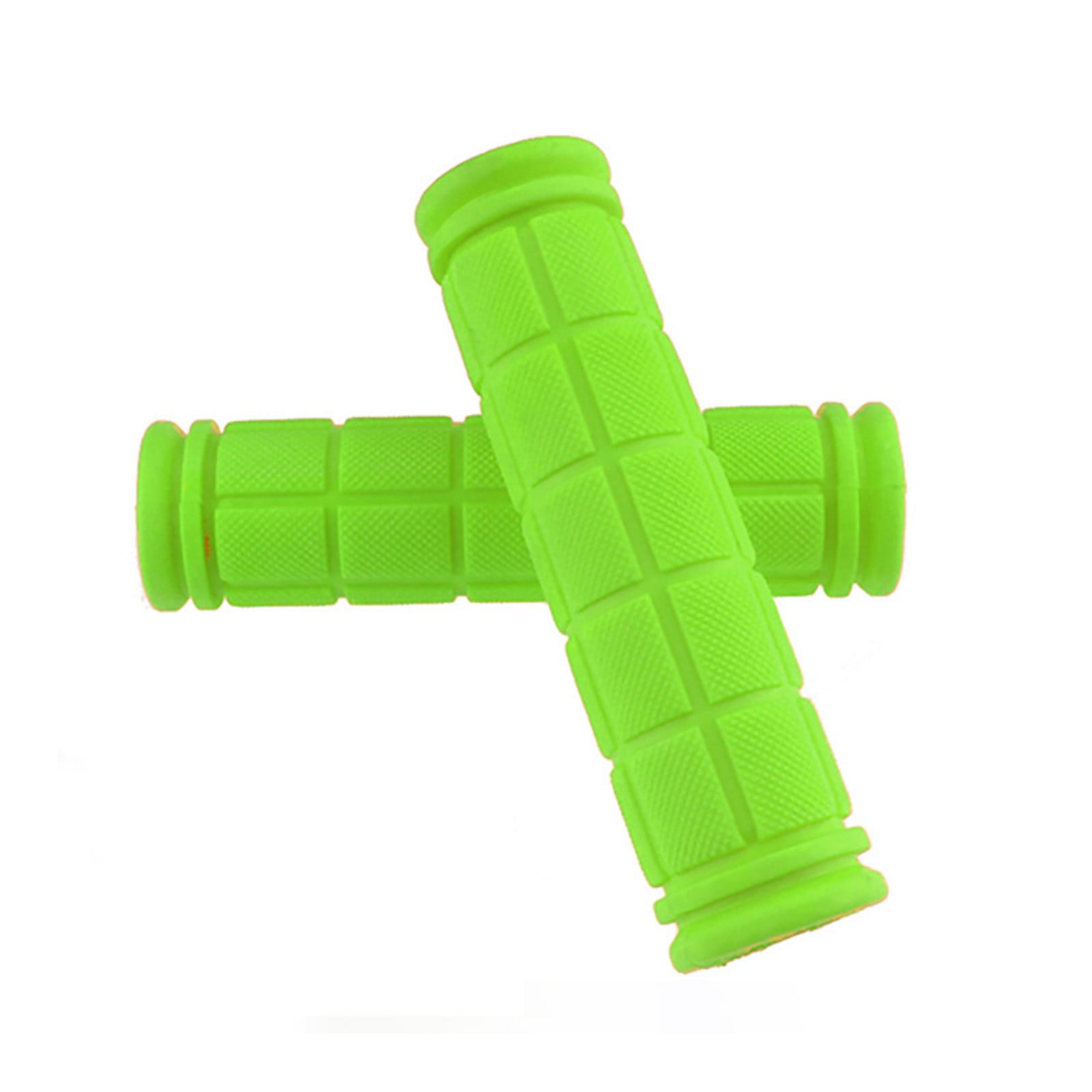 1 Pair Ergonomic Bicycle Handlebar Grips Non-Slip Soft Rubber Handlebar Grips Bike Hand Grip ...