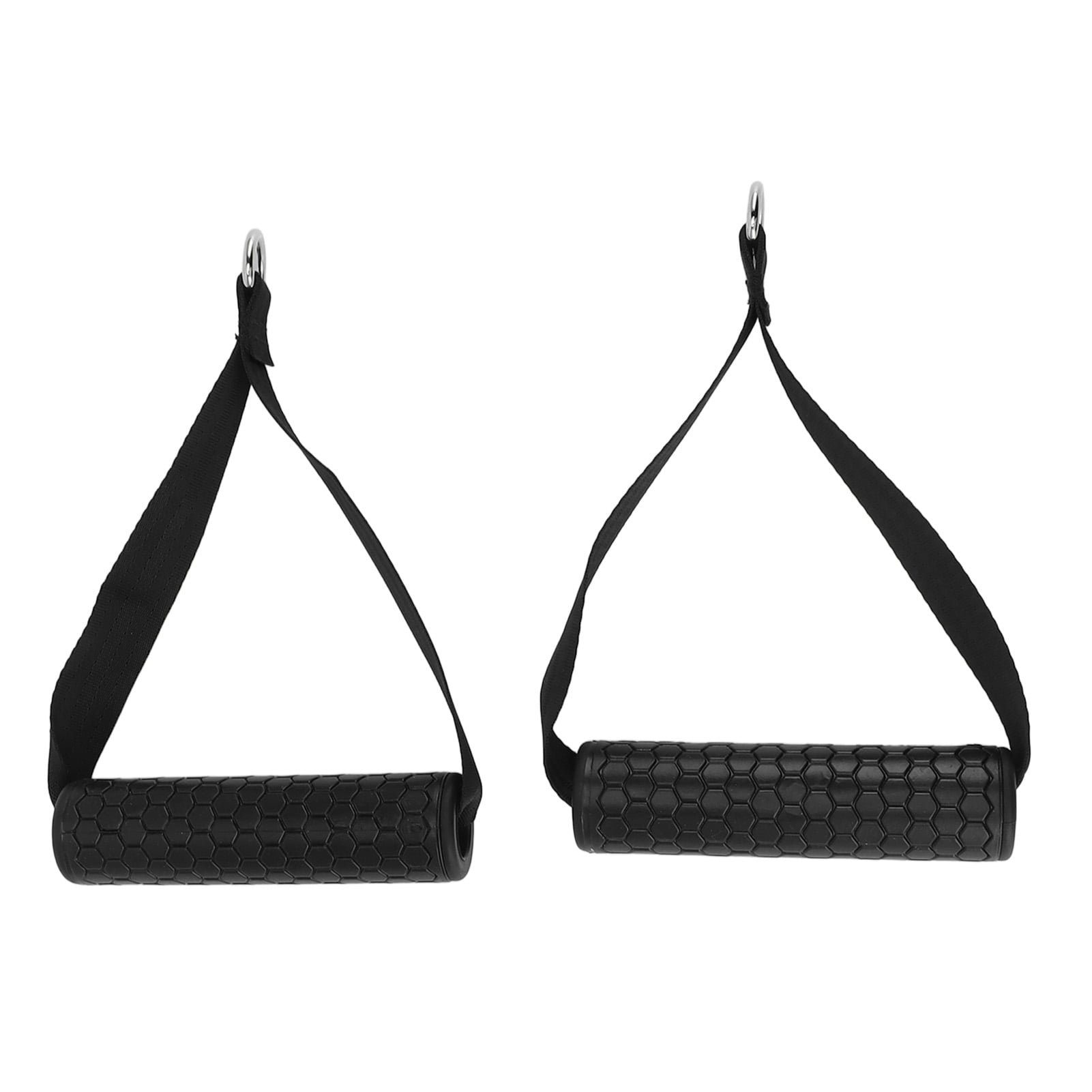 1 Pair Exercise Handles Flexible Rubber Grip Resistance Bands Handles ...